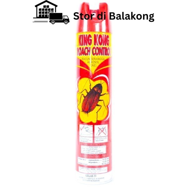 King Kong Roach Control Cockroach Spray Lipas 600ML | Shopee Malaysia