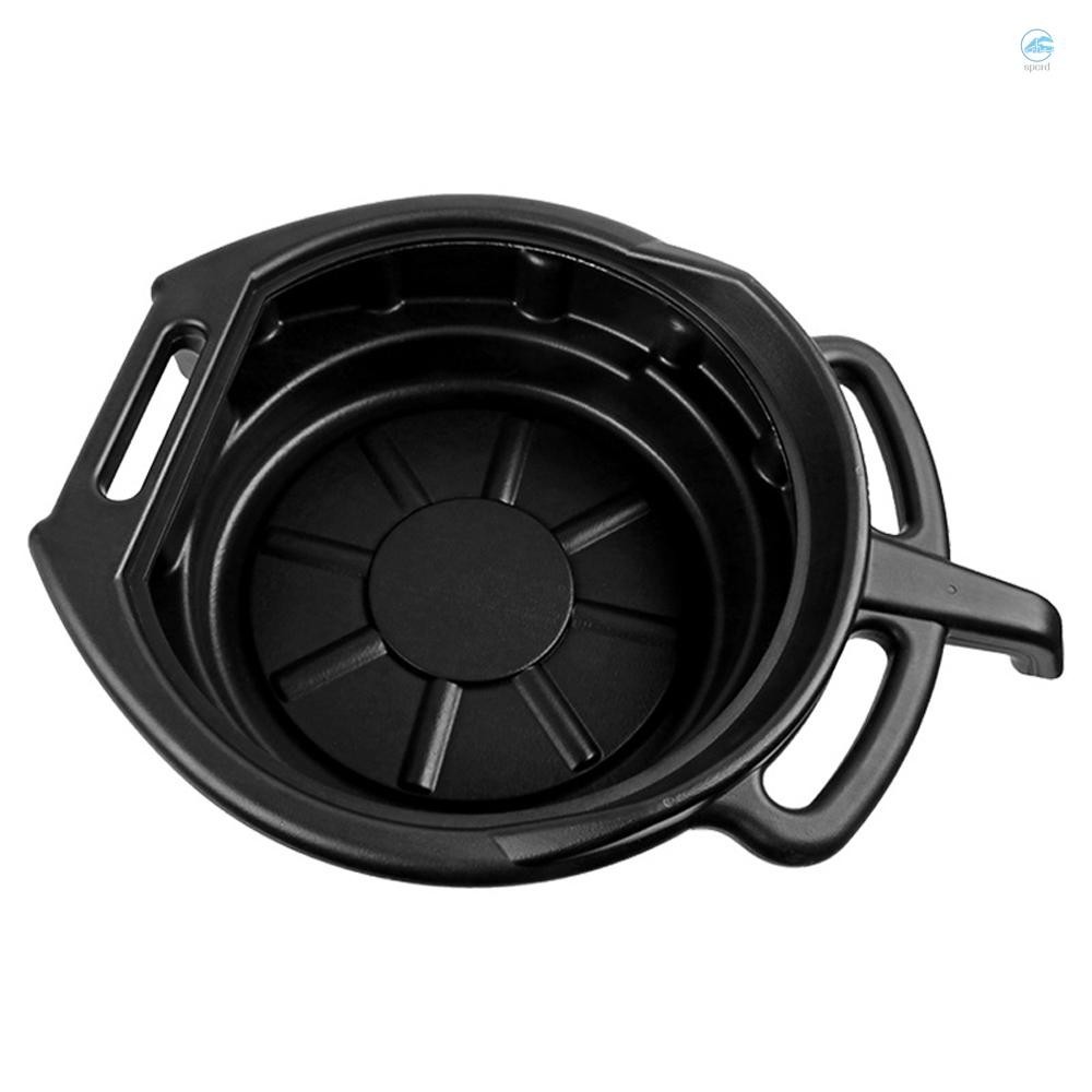 Cwmy Oil Drain Pan Waste Engine Oil Collector Oil Drip Tray with 3 ...