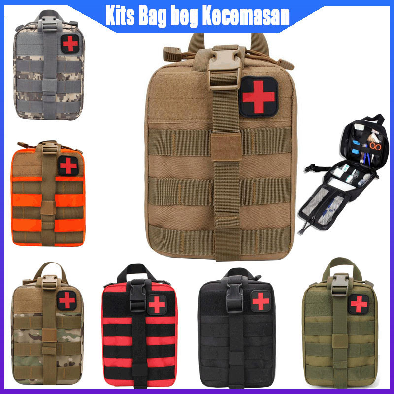 COD Outdoor First Aid Medical Pouch Kit Waistpack Camo Rescue Survival Multi Functional Kits Bag ...