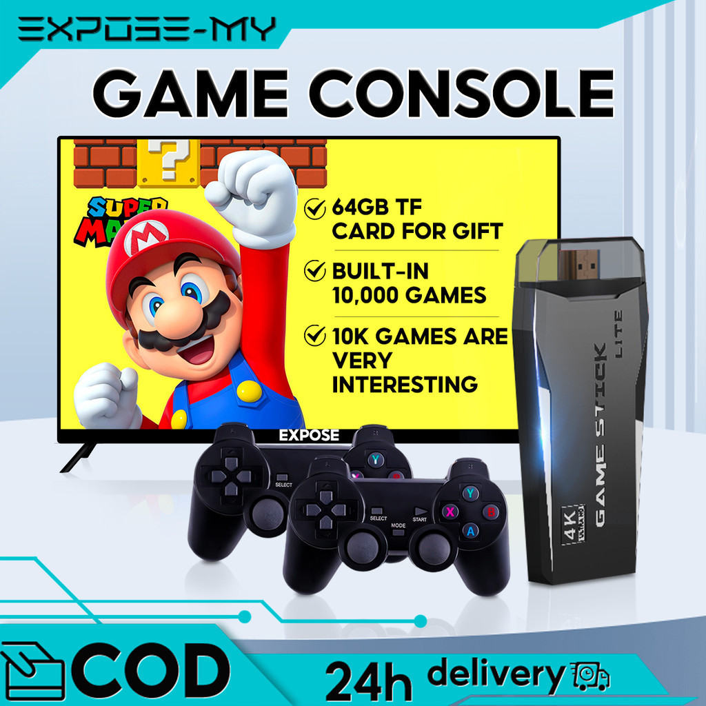 EXPOSE M8 Game Console Video Game Stick Controller (64GB ROM) | Shopee ...