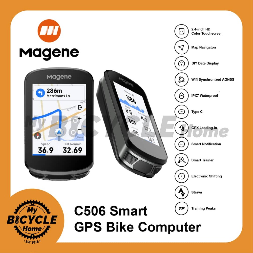 MAGENE C506 SMART GPS CYCLING COMPUTER | Shopee Malaysia