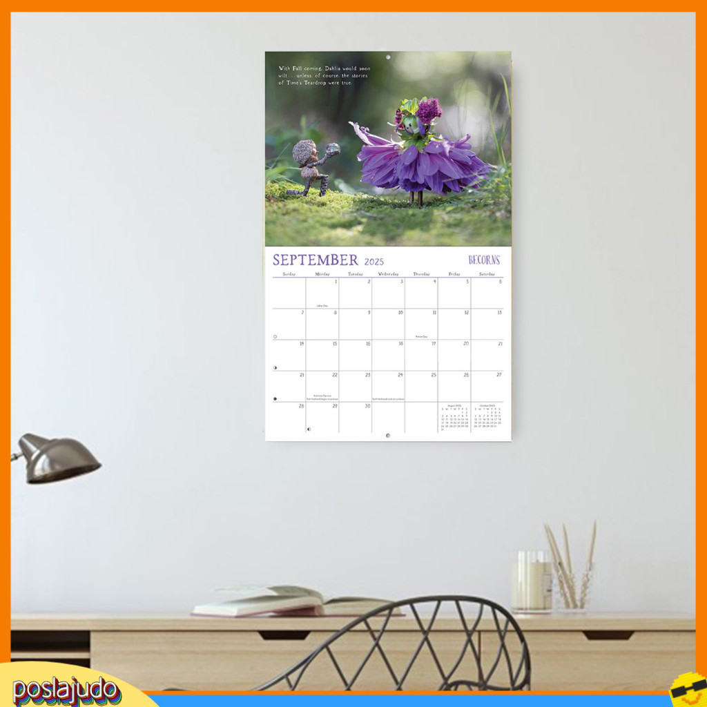 [poslajudo] Illustrated Bird Calendar Forest Animals Calendar 2025 ...