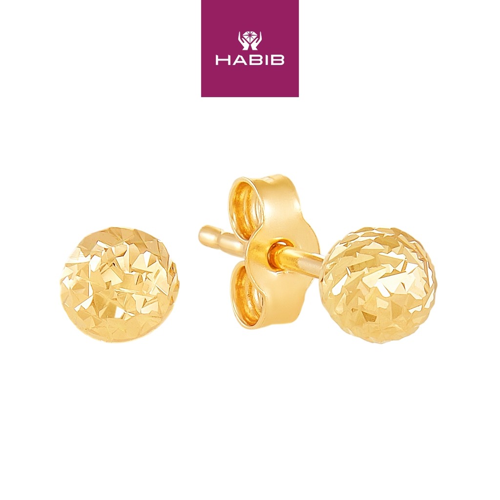 HABIB 375/9K Yellow Gold Earrings (Tatinia) BSC4-DCBE0004MM-V-3 ...