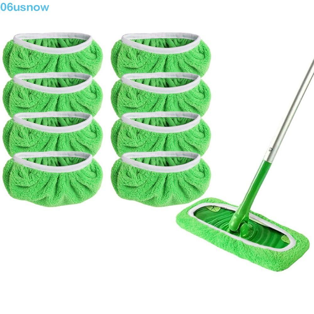 USNOW 6Pcs Swiffer Replace Mop Cloth, Washable Reusable Microfiber Mop ...