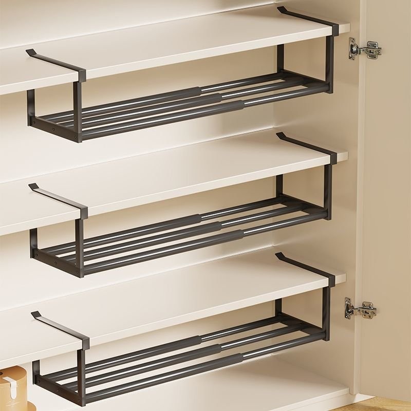 Retractable Shoe Rack Household Shoe Cabinet Layered Partition Shoe ...