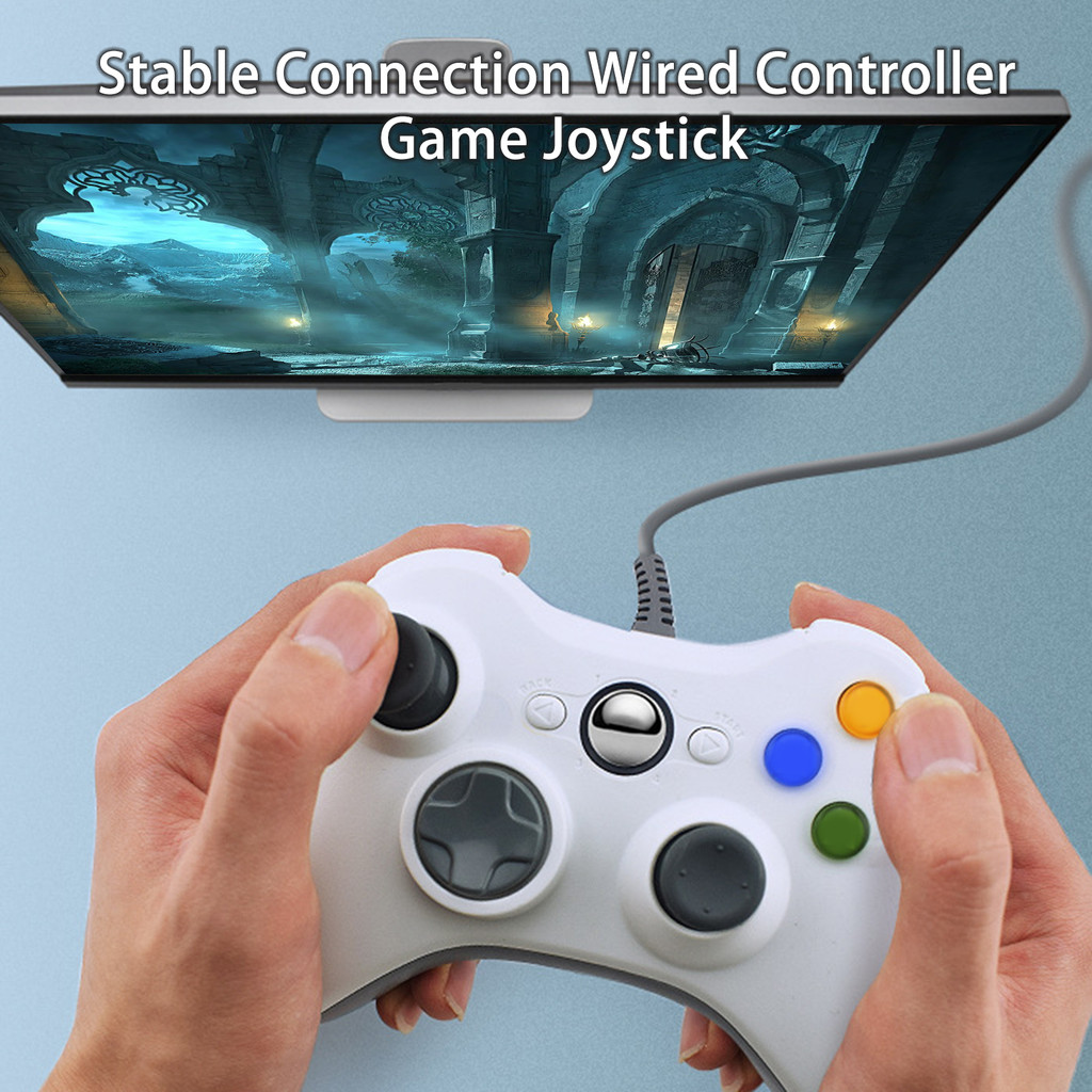 SHB Game Joystick Ergonomic Design Double Vibration Sensitive Plug Play ...