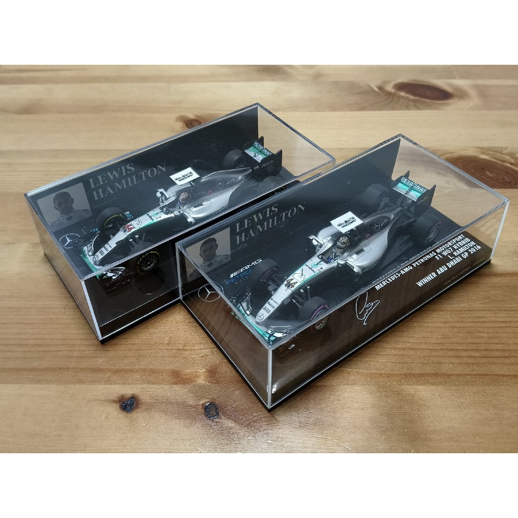 [Ready Stock] 1/43 Mini Cut f1 Mercedes-Ben w07 Hamilton 2016 Abu Zabby ...