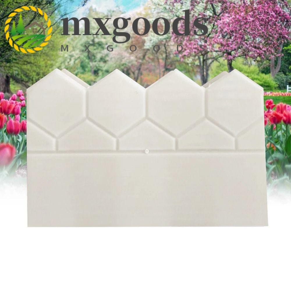 MXGOODS Garden Fence Cement Brick Mold, Reusable DIY Brick Decorative Mold, Lawn Pond Decor ...