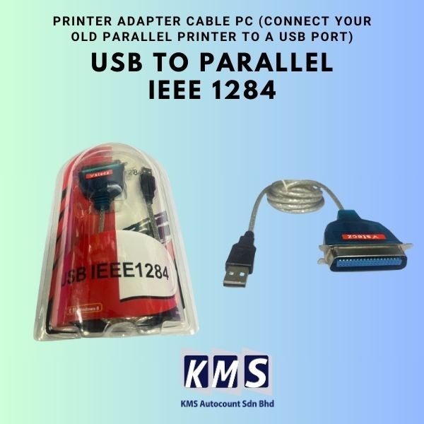 USB to Parallel IEEE 1284 Printer Adapter Cable PC (Connect your old ...