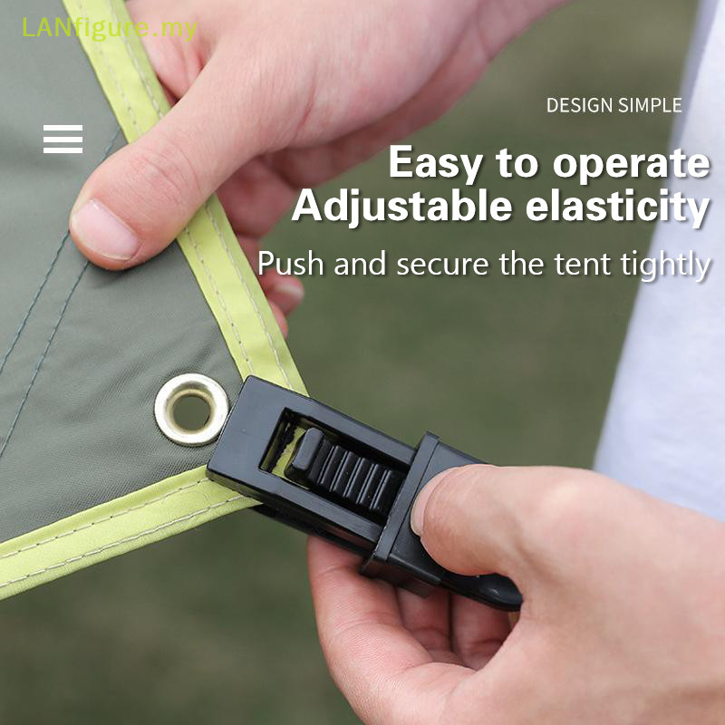 LANfigure Plastic Tent Clamps, Canopy Windproof Ropes, Fixing Clips ...