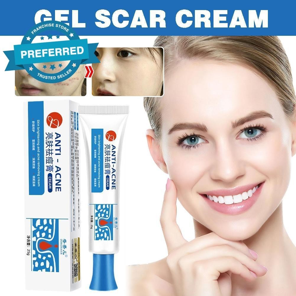 Brightening Acne Cream Facial Repair Dilute Acne Marks Remove Pimples Skin Effective Care 100% ...