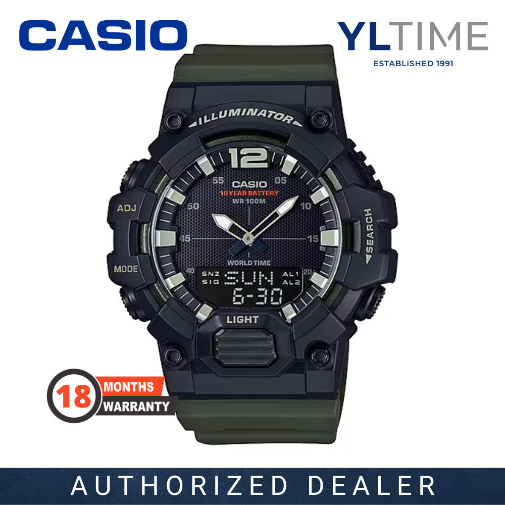 [MARCO Warranty] Casio Gent HDC-700-3AVDF Analog-Digital Quartz Watch ...