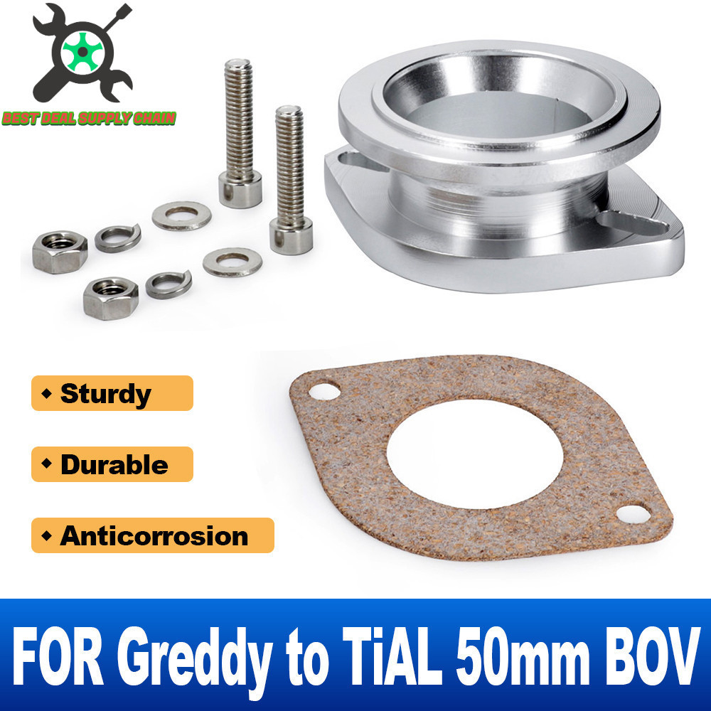 Aluminum Flange Adapter For Greddy To TIAL 50mm BOV Blow Off Valve ...