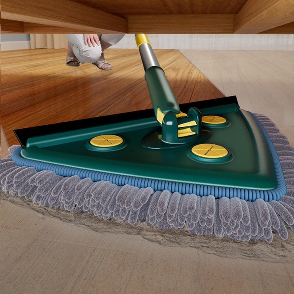 360° Rotatable Adjustable Cleaning Mop Triangle Mop For Household ...