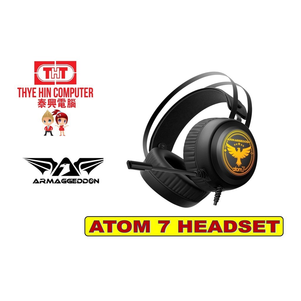 ARMAGEDDON ATOM 7 THE ULTIMATE 2.1 GAMING HEADSET | Shopee Malaysia