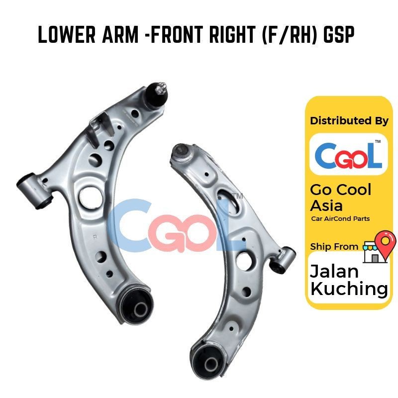LOWER ARM -FRONT RIGHT (F/RH) MYVI M300-(2005-2011)MYVI M600-(2012-2017 ...