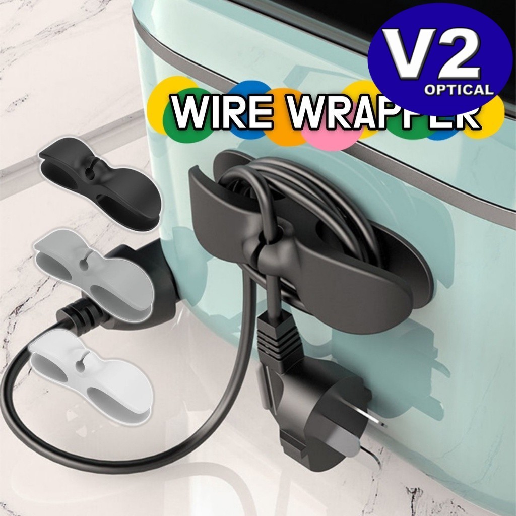 Silicone Cord Wrapper Cord Storage Holder Cable Organizer Cord Winder ...