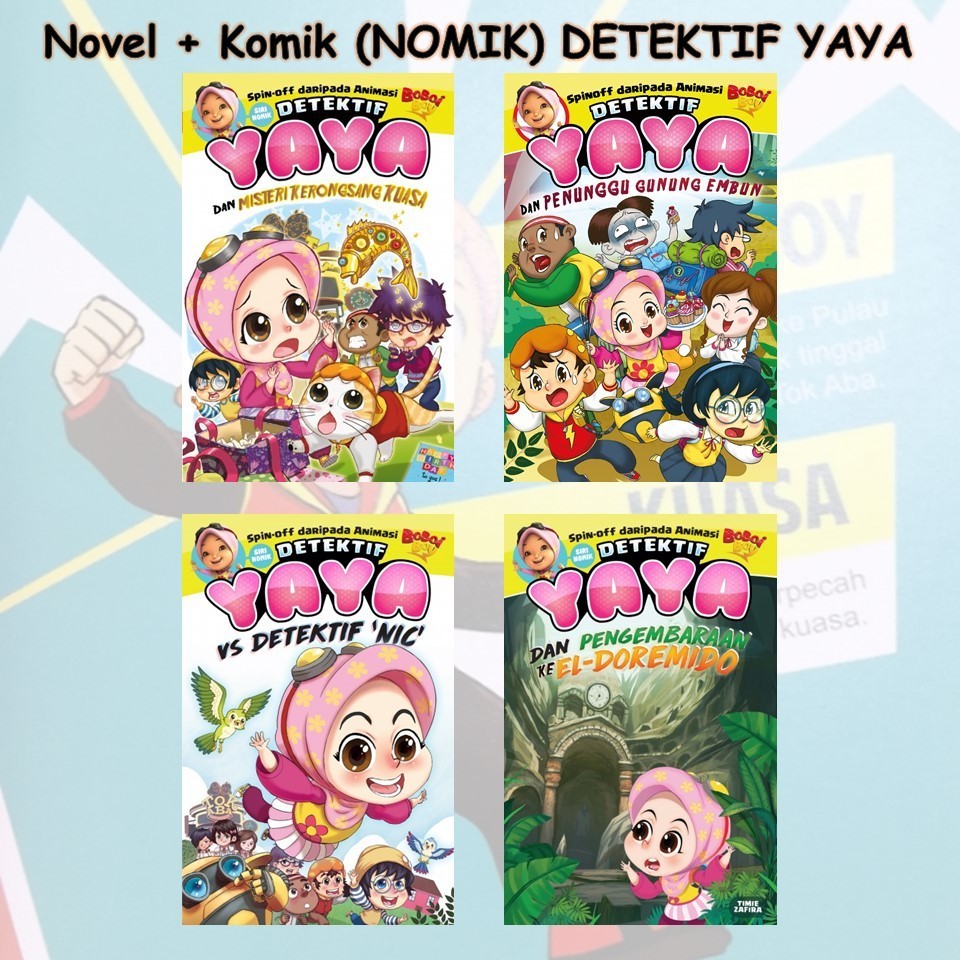 Novel & Komik Detektif Yaya Boboiboy | Shopee Malaysia
