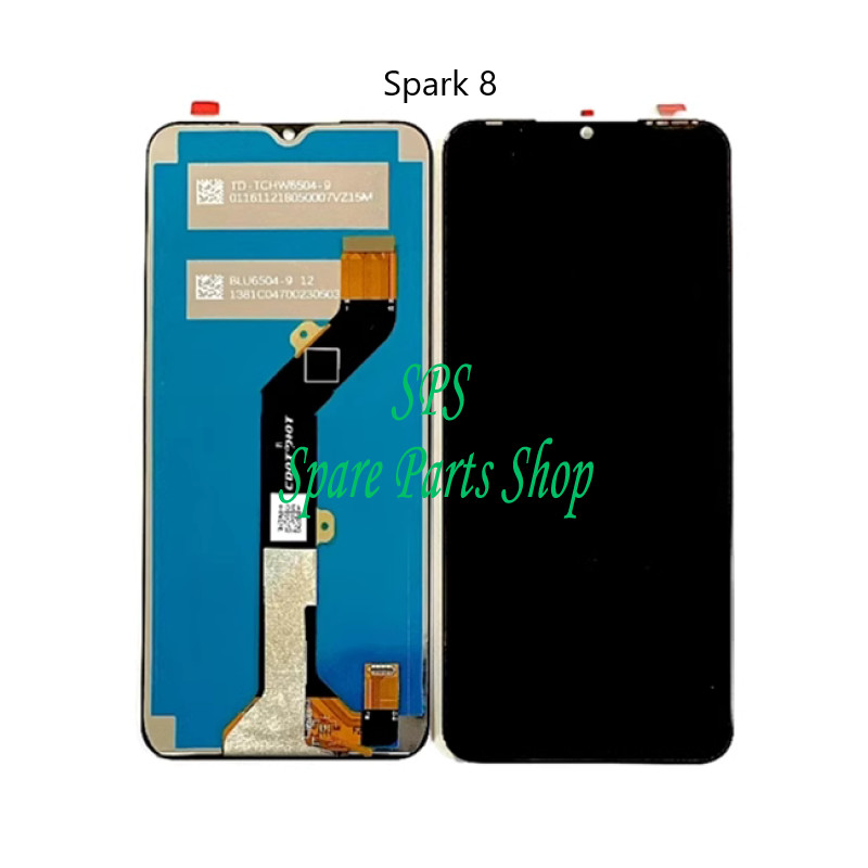 Tecno Spark 8 Pro / 8C / 8P / 8T Full Set LCD Display Touch Screen Digitizer | Shopee Malaysia