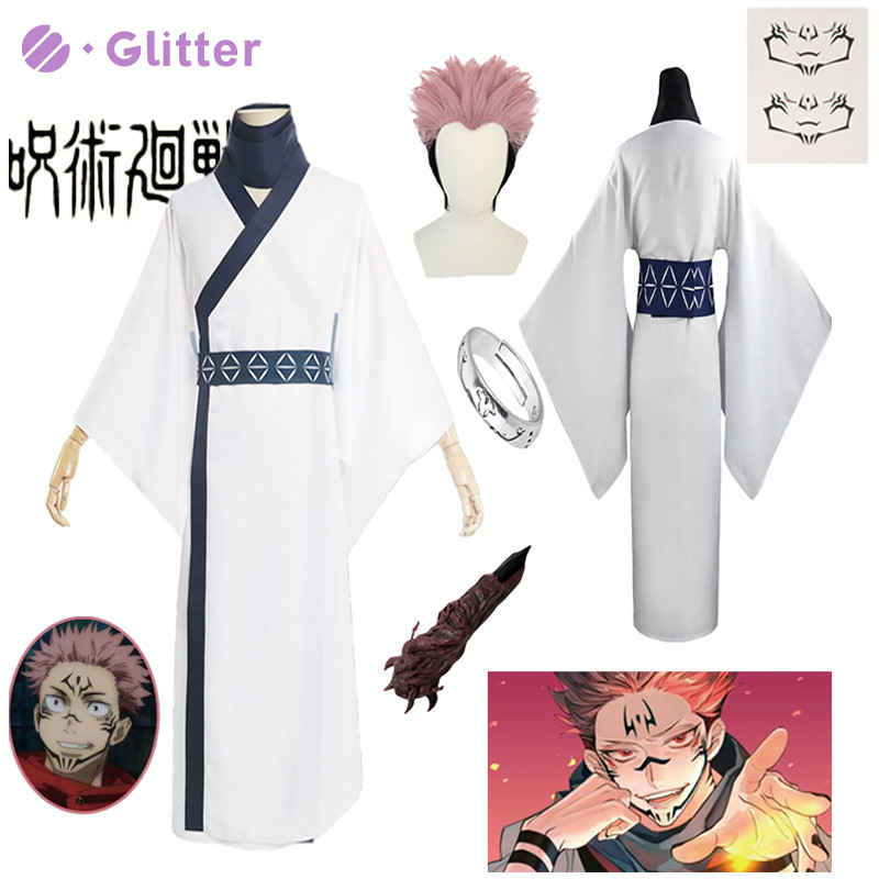 Anime Jujutsu Kaisen Ryomen Sukuna Cosplay Costume for Adult Men Women ...