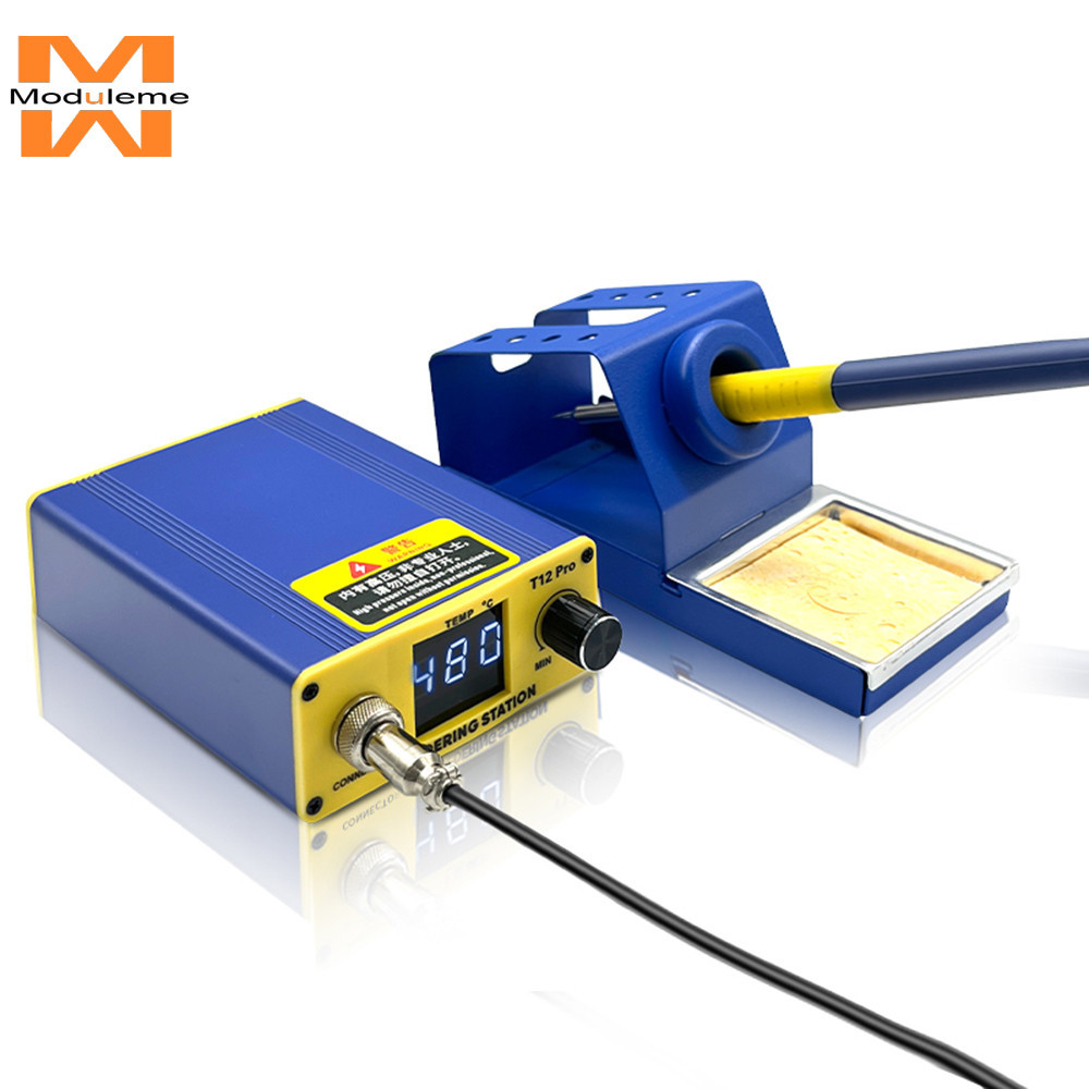 T12 OLED Digital Soldering Station Adjustable Temperature with T12 ...