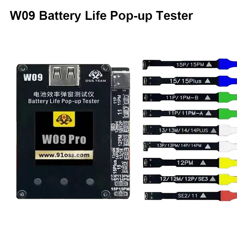 OSS W09 Pro V3 Battery Efficiency Pop up Tester Mobile Phone 11 - 15 ...