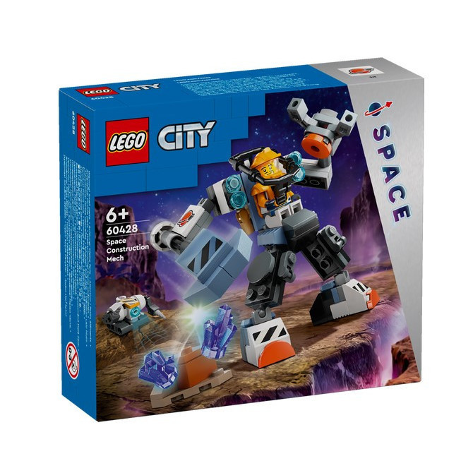 LEGO City Space Construction Mech (140 Pcs) 60428 | Shopee Malaysia