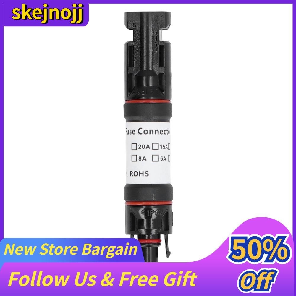 Skejnojj DC 1000V Solar PV Fuse Holder Photovoltaic Connector Self ...