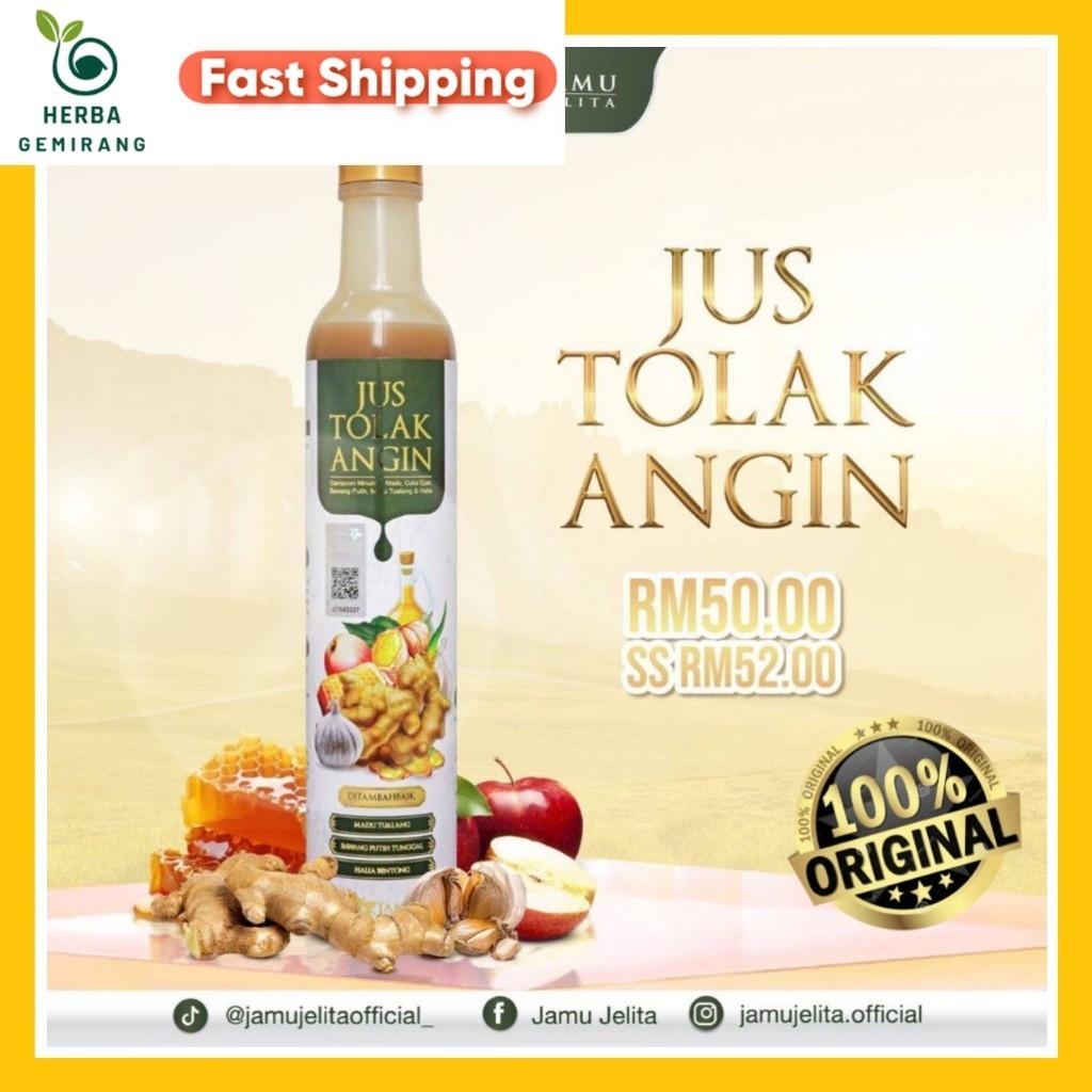 JAMU JELITA Jus Tolak Angin 380ml | Shopee Malaysia