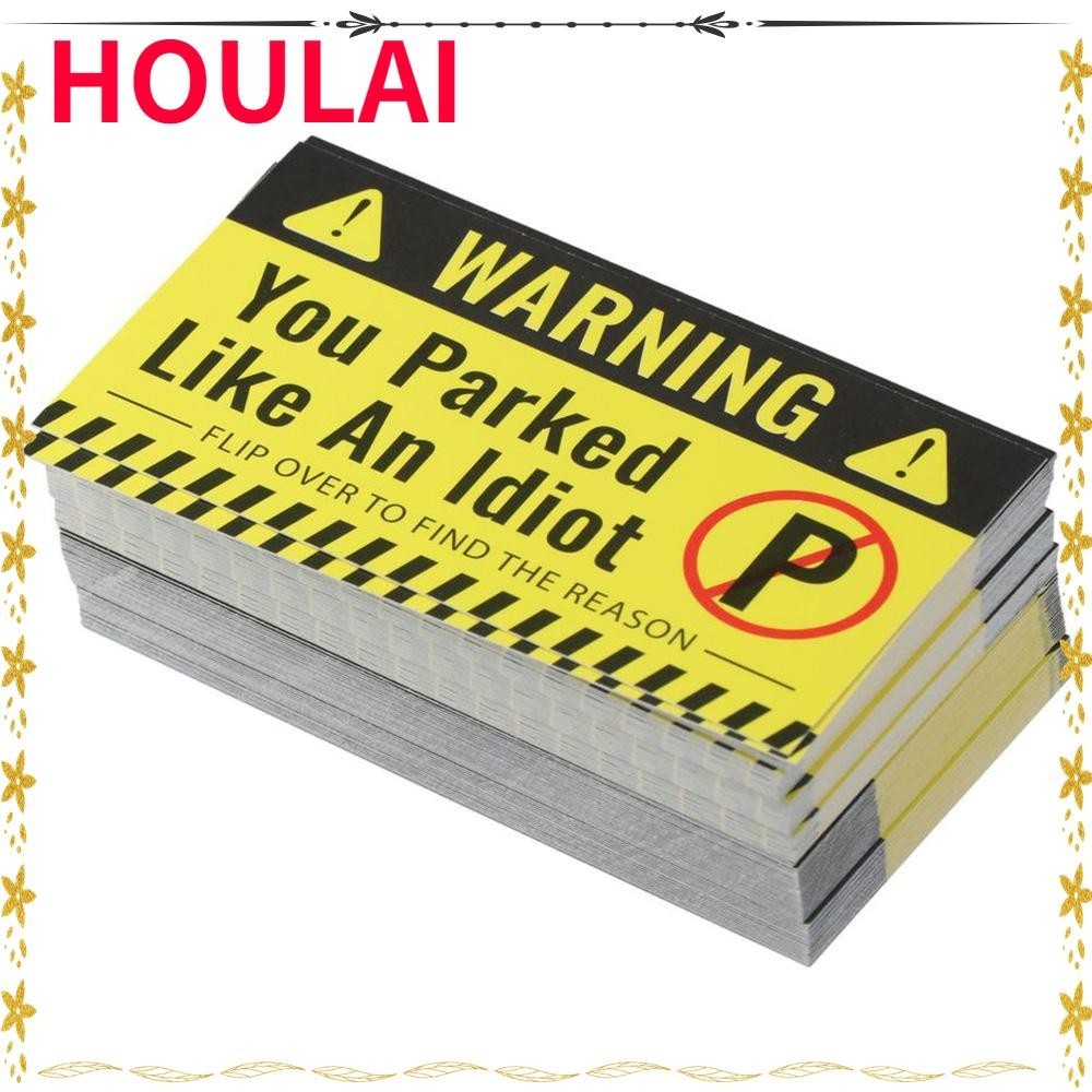 HOULAI 100 Pieces Bad Parking Cards, Funny with Multi Violation Reasons ...