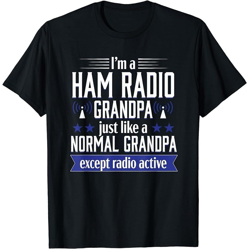 Ham Radio Operator Amateur Radio Funny Grandpa Gift Men T-Shirt | Shopee Malaysia