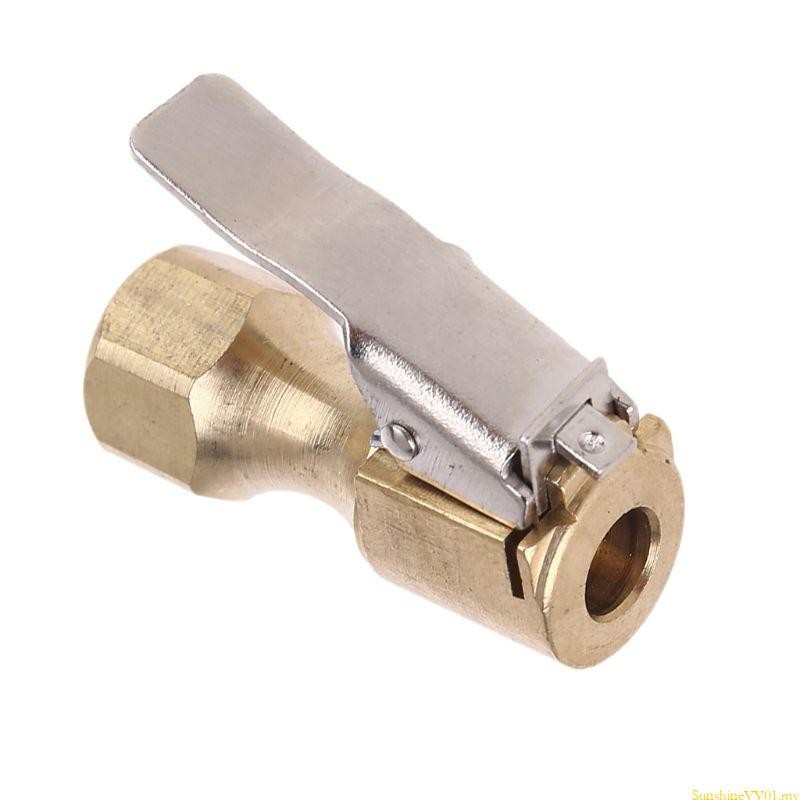 SUN Air Chuck 1 4 Heavy Duty Tire Chuck with Clip for Inflator Gauge ...