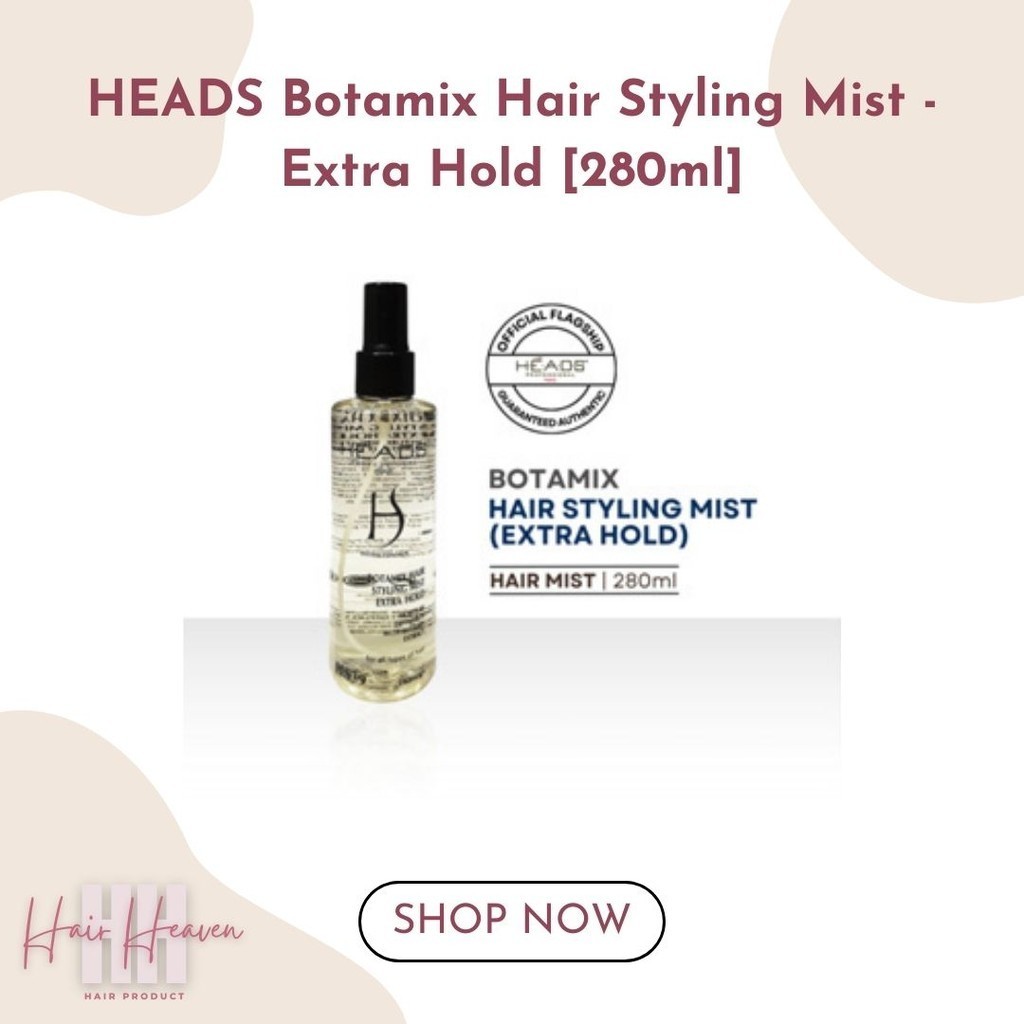 🔥LOWEST PRICE🔥HEADS Botamix Hair Styling Mist - Extra Hold 280ml HS39 ...