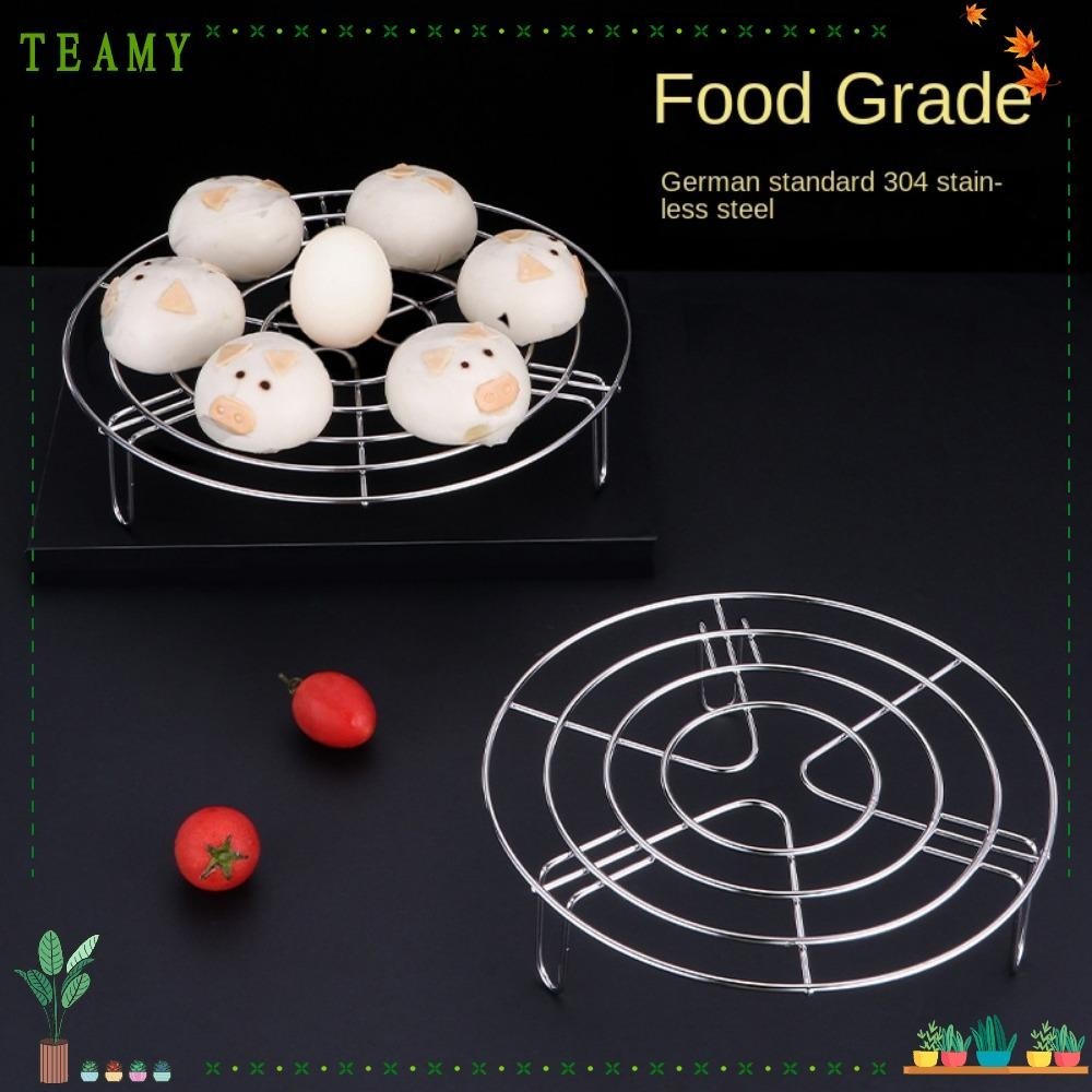 TEAMY Steamer Shelf Durable 304 Stainless Steel Tray Stand Pot Steaming ...