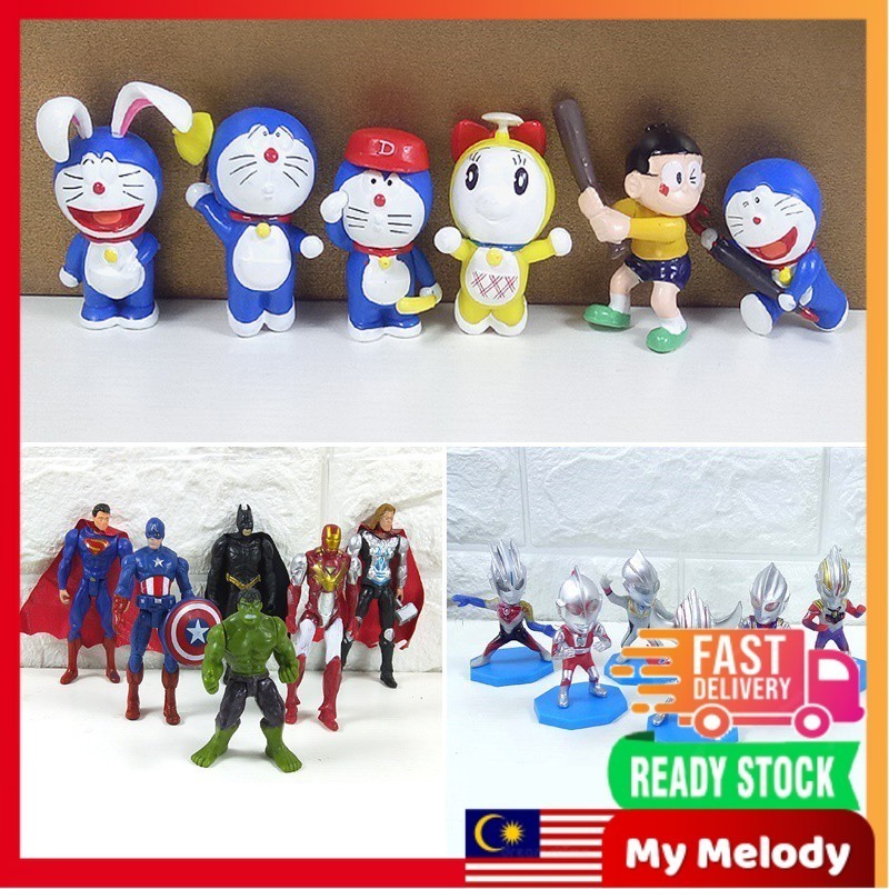 Avengers Ultraman Doraemon Cake Topper Decoration | Shopee Malaysia