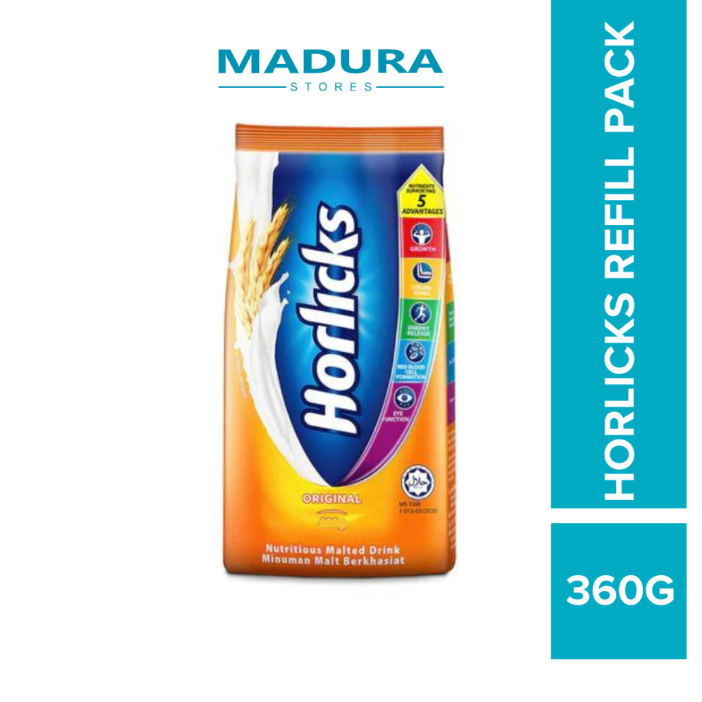 Horlicks Original Refill Pack 360g | Shopee Malaysia