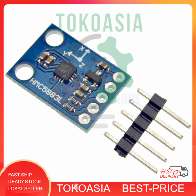 GY-273 HMC5883L 3-Axis Compass Magnetometer Sensor Module IIC/I2C 3-5V ...