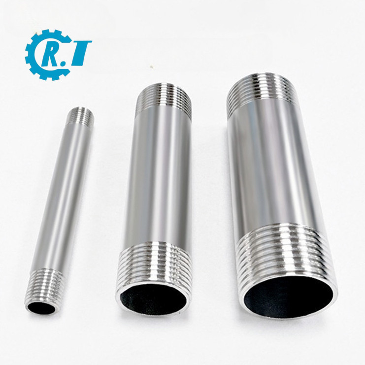 100MM length 304 stainless steel water pipe extension, double external ...