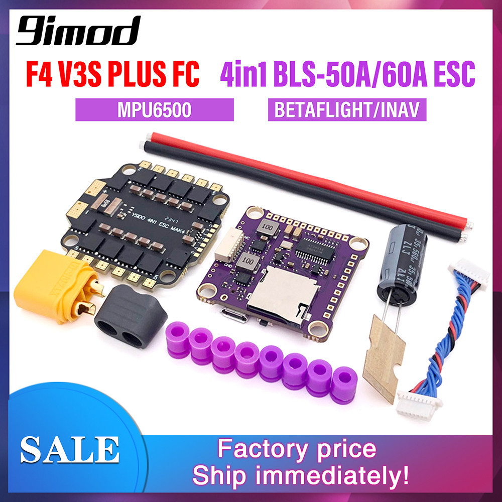 F4 V3S PLUS Flight Control FC Support BetaFlight/INAV 5V 9V Dual Output ...