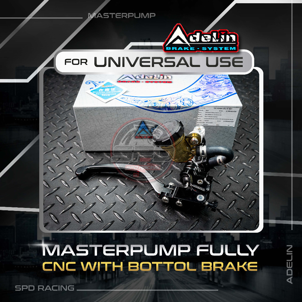 Master pump Fully CNC with Bottol Brake ADELIN Universal | Shopee Malaysia