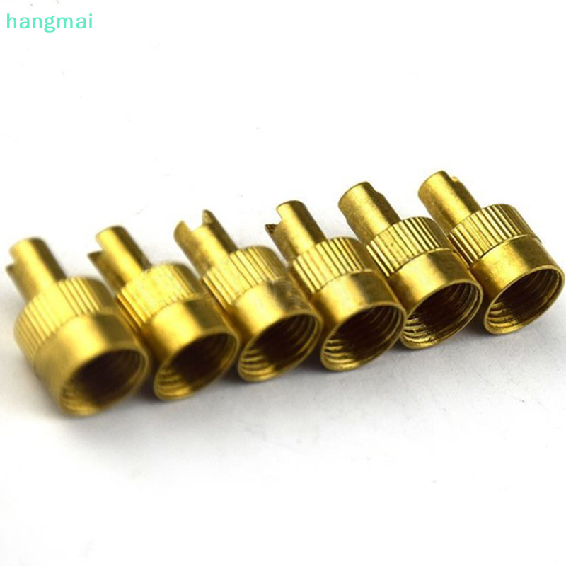 {hangmai} Copper Slotted Head Valve Stem Cap Car Motorcycle Valve Wheel ...