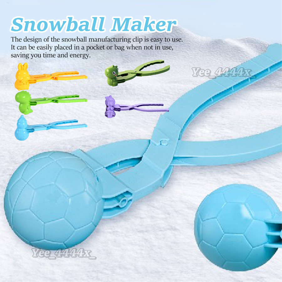 Snowball Maker Clips Duck/Dinosaur/Rabbit Shaped Snow Ball Maker Clips ...