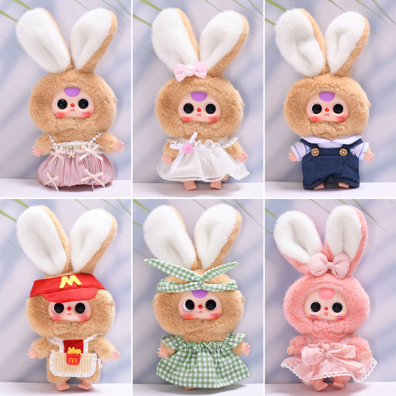 Little Doll Little Rabbit Baby Clothes Baby Three-Year-Old Plush Only ...