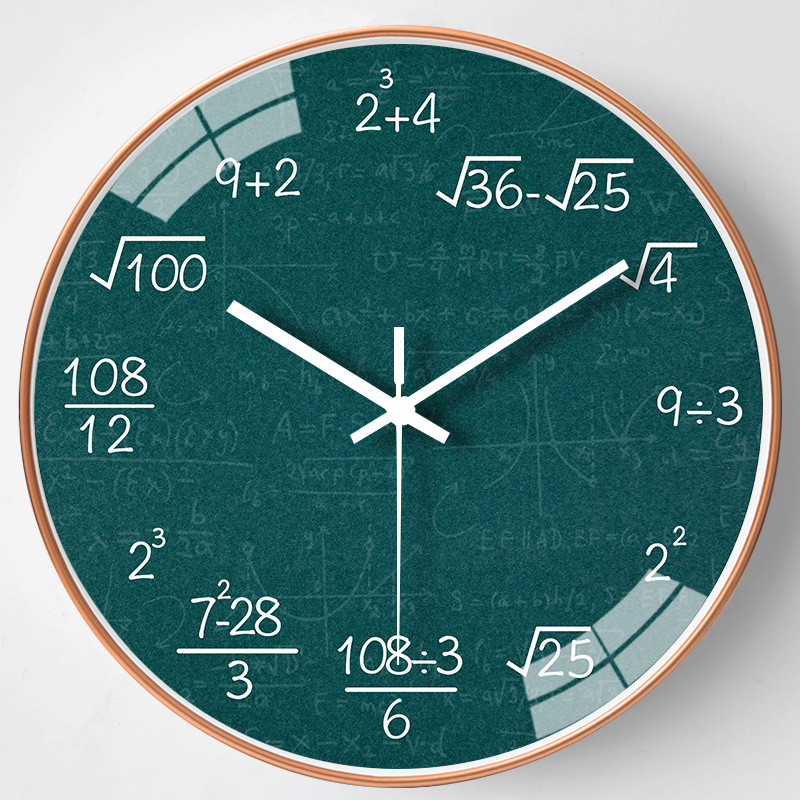 Modern Quartz Wall Clocks Battery Operated,20cm Silent Non Ticking ...