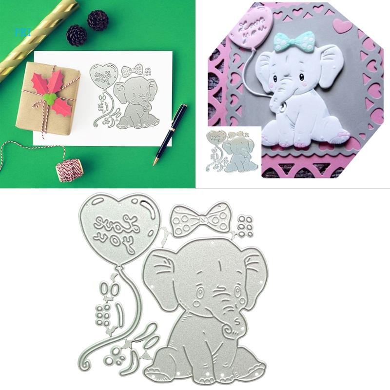 pri Sitting Elephant Cutting Dies Weeding Party Invitation Cards DIY ...