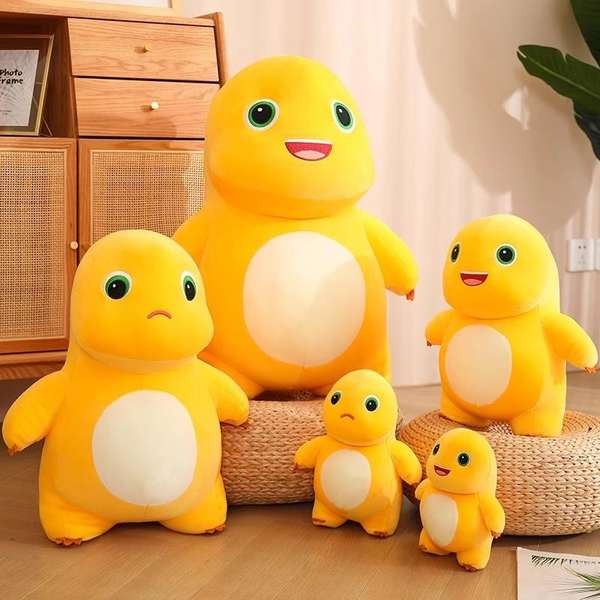 bantal peluk bantal Genuine Little Milk Dragon Doll Dinosaur Doll ...