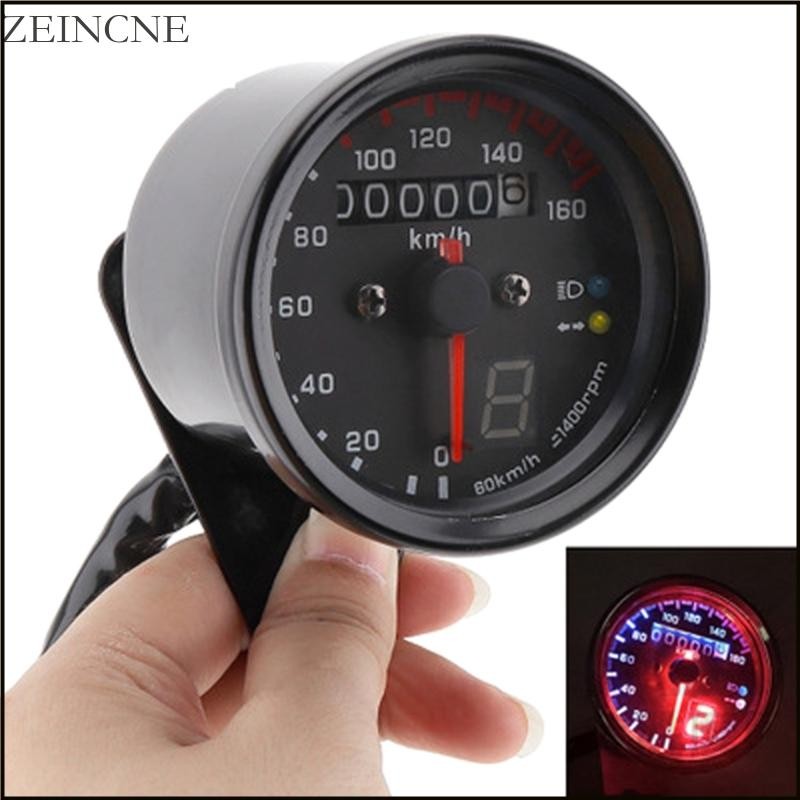 Zein LED Backlit Motorcycle Digital Odometer for Iron Horse Earth ...
