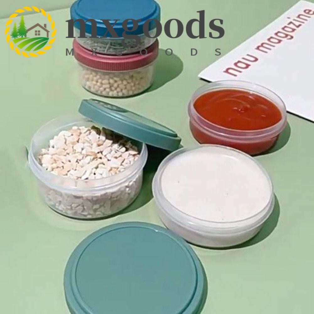 MXGOODS Salad Sauce Cup, Plastic 50/75ML Condiment Container, Barbecue Spice Jar Mini Anti ...
