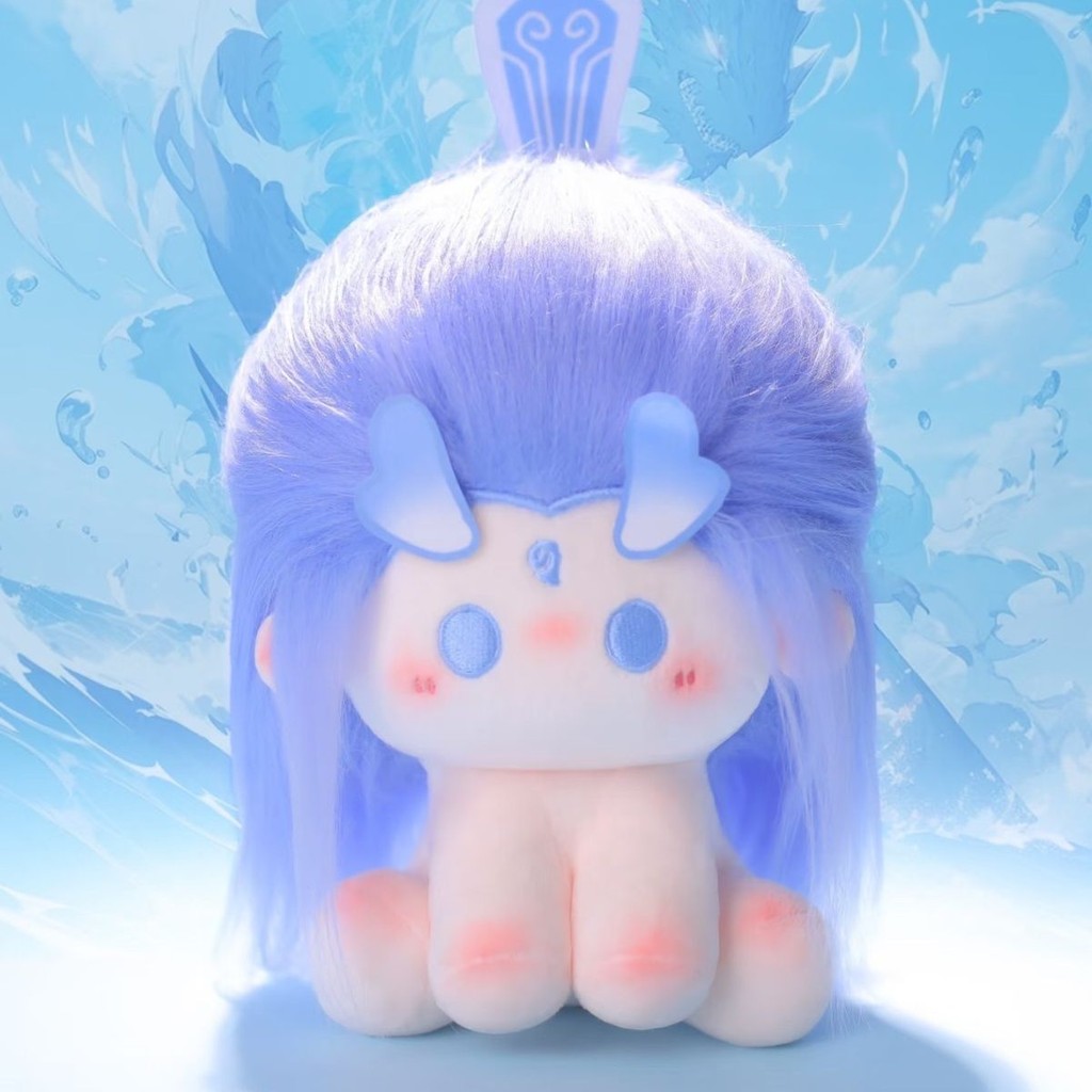 哪吒2之魔童闹海哪吒敖丙属性15cm棉花娃娃玩偶礼物Nezha 2: The Demon Child Roars in the Sea, Nezha Ao Bing Attribute ...