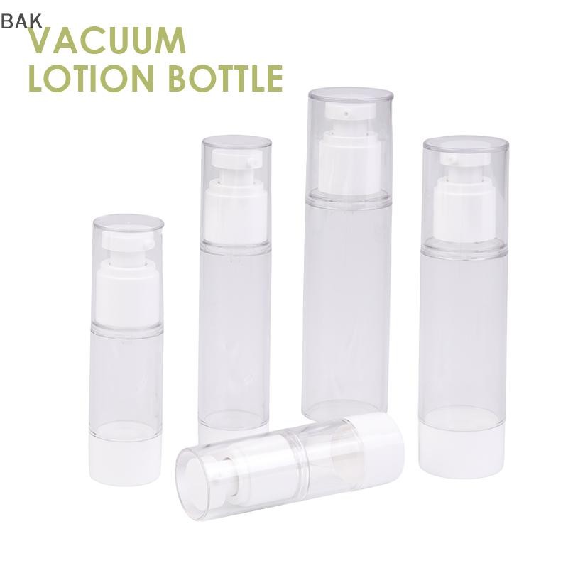 BAK Airless Vacuum Refillable Bottles Portablere Empty Lotion / Bottle ...